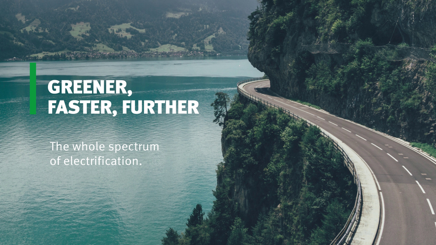 Greener, faster, further | Videos | Schaeffler Germany