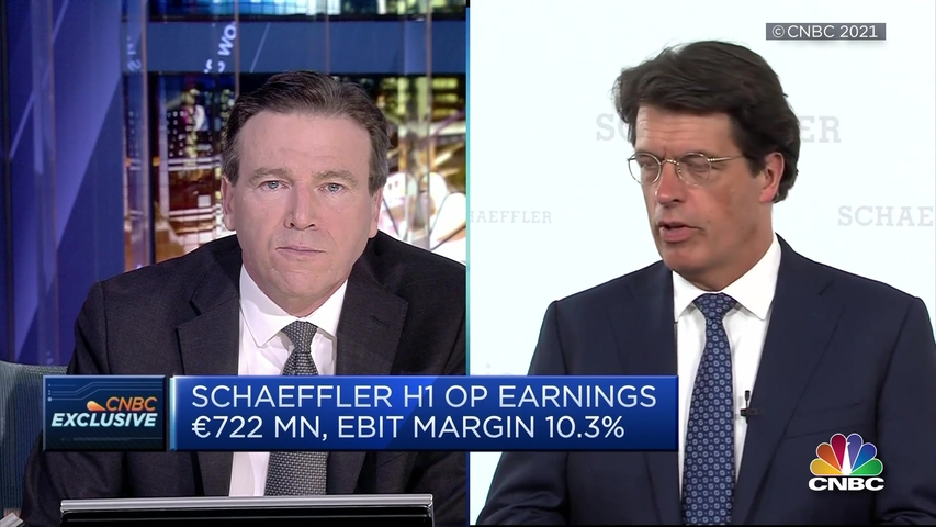 CNBC Interview with Klaus Rosenfeld | Videos | Schaeffler Group