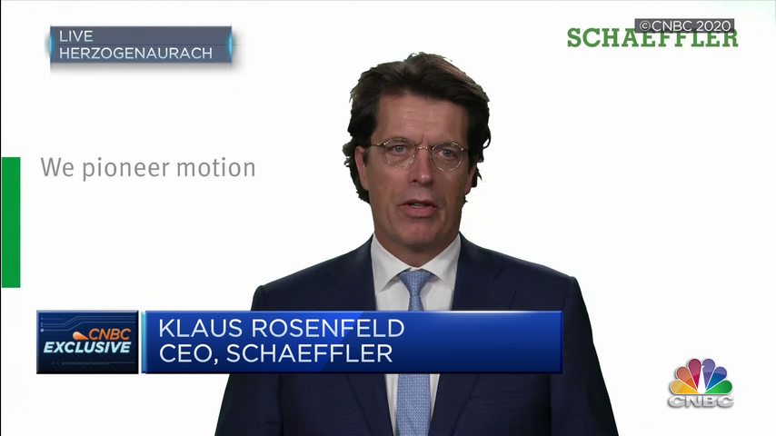 Schaeffler CEO Klaus Rosenfeld interviewed by CNBC Europe | Videos ...